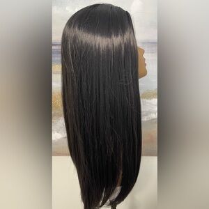 Hair | Hair 28 Straight Center Part Open Weave Cap Jet Black | Poshmark
